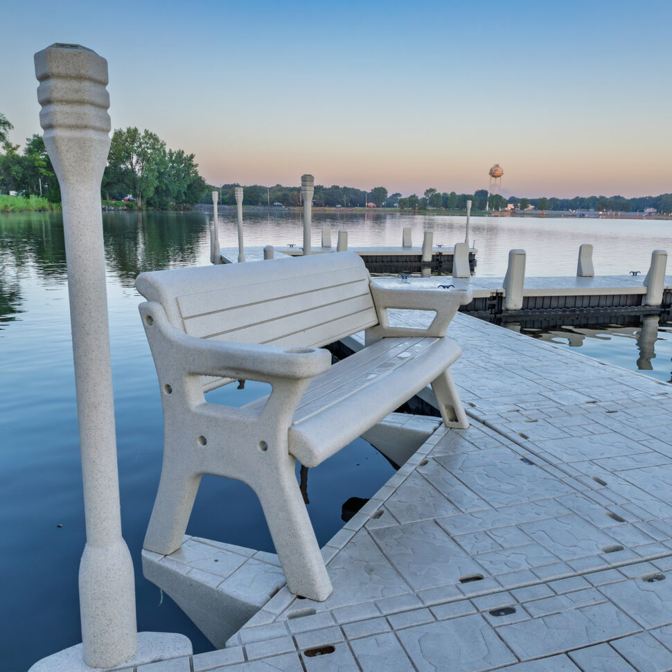 Dock / Outdoor Benches - Wave Armor - Floating Docks