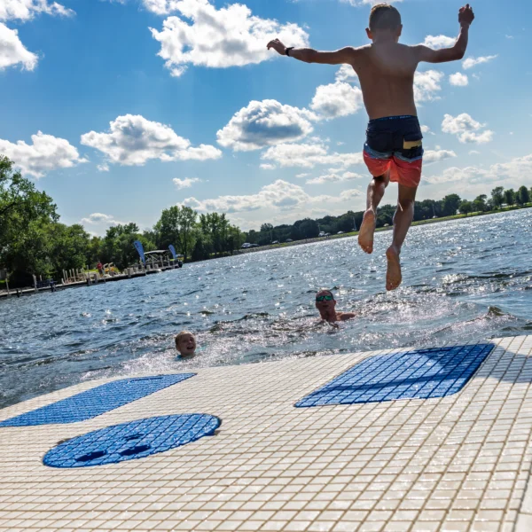 Otter Island Swim Raft - Wave Armor - Floating Docks