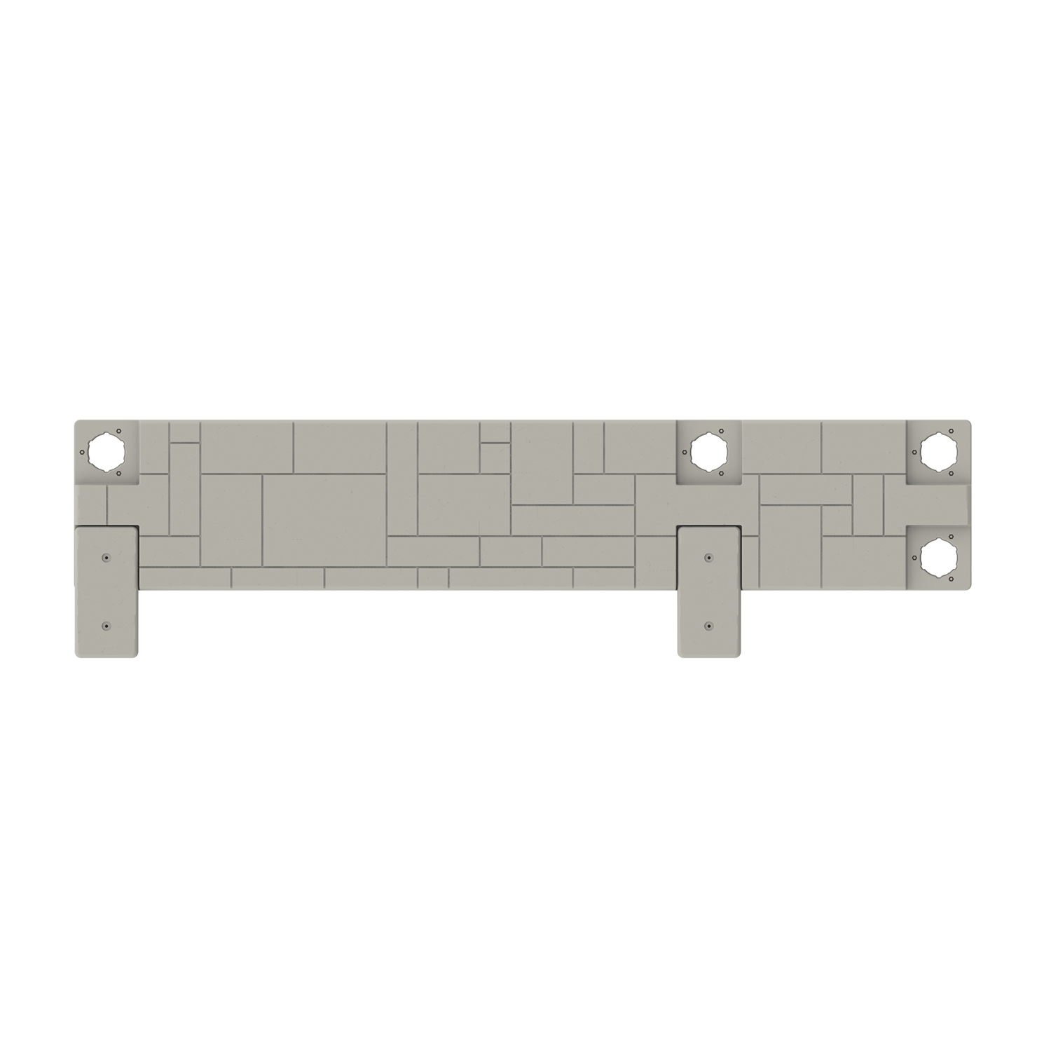Pro Side Extension Deck with Connection Kit - Wave Armor - Floating Docks