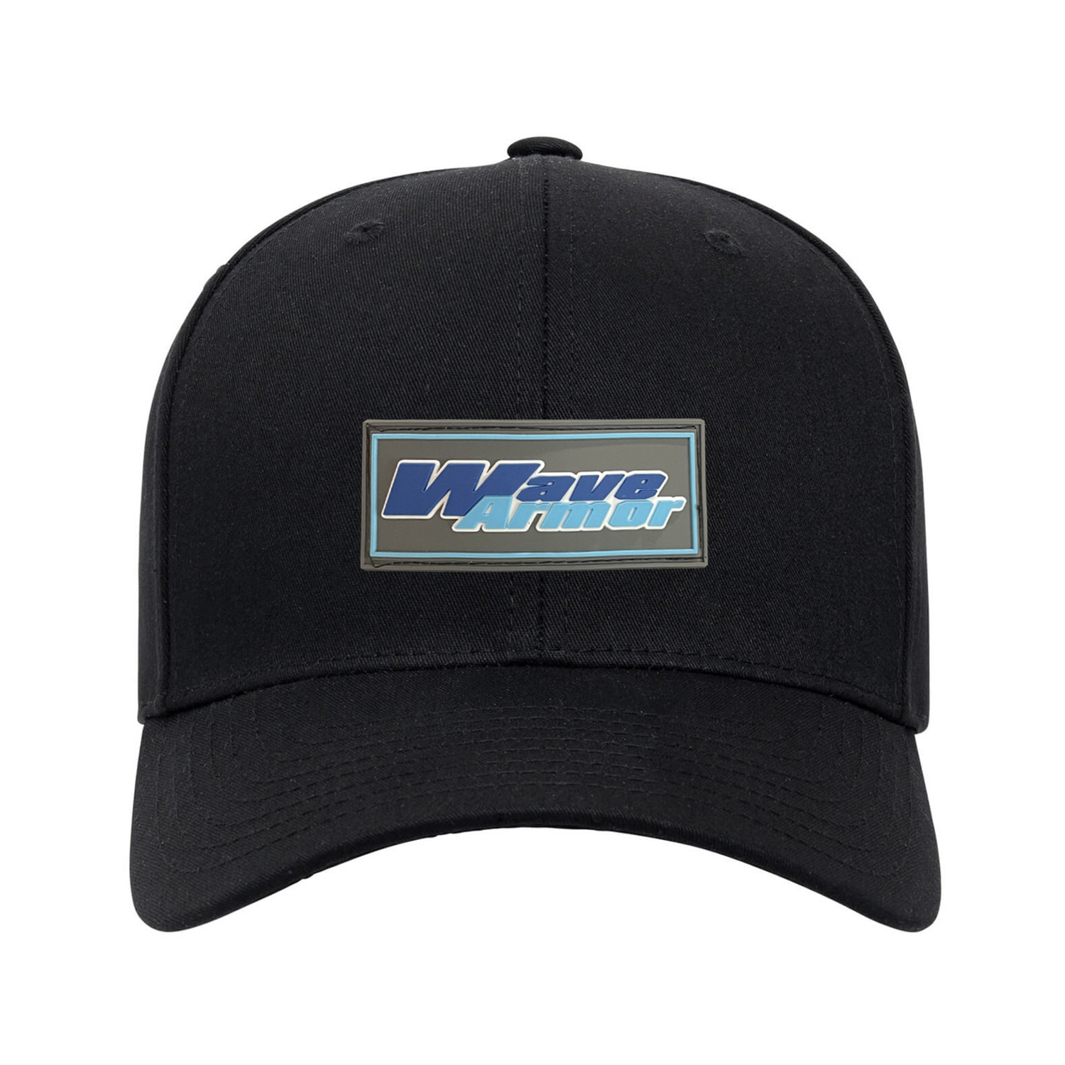 Black PVC Patch Hat - Wave Armor - Floating Docks