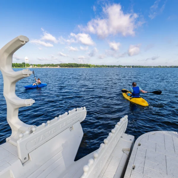 Kayak Launch with 2 Rails - Wave Armor - Floating Docks