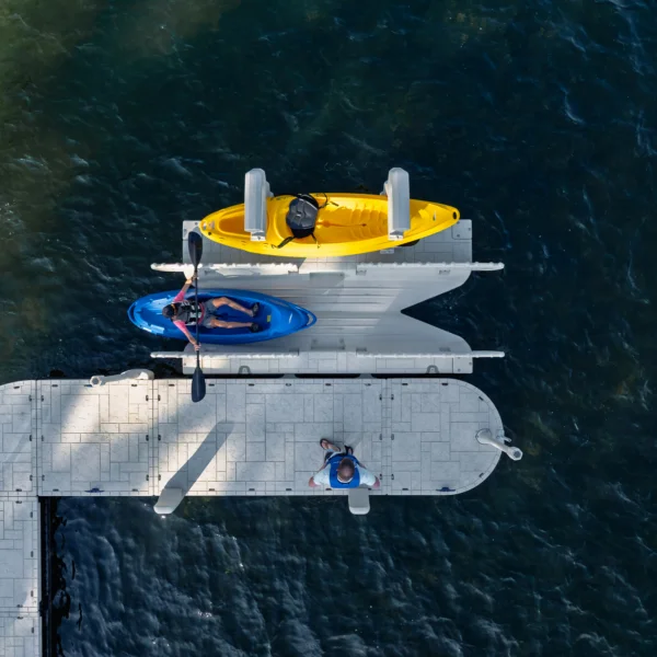 Kayak Launch with 2 Rails - Wave Armor - Floating Docks