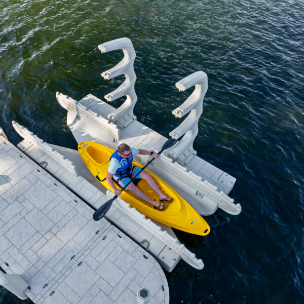Kayak Launch with 2 Rails - Wave Armor - Floating Docks