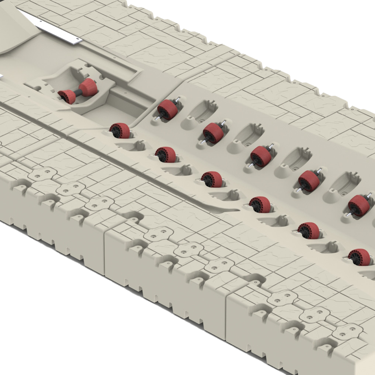 Pro 8 and Pontoon Side Extension Deck - Wave Armor - Floating Docks