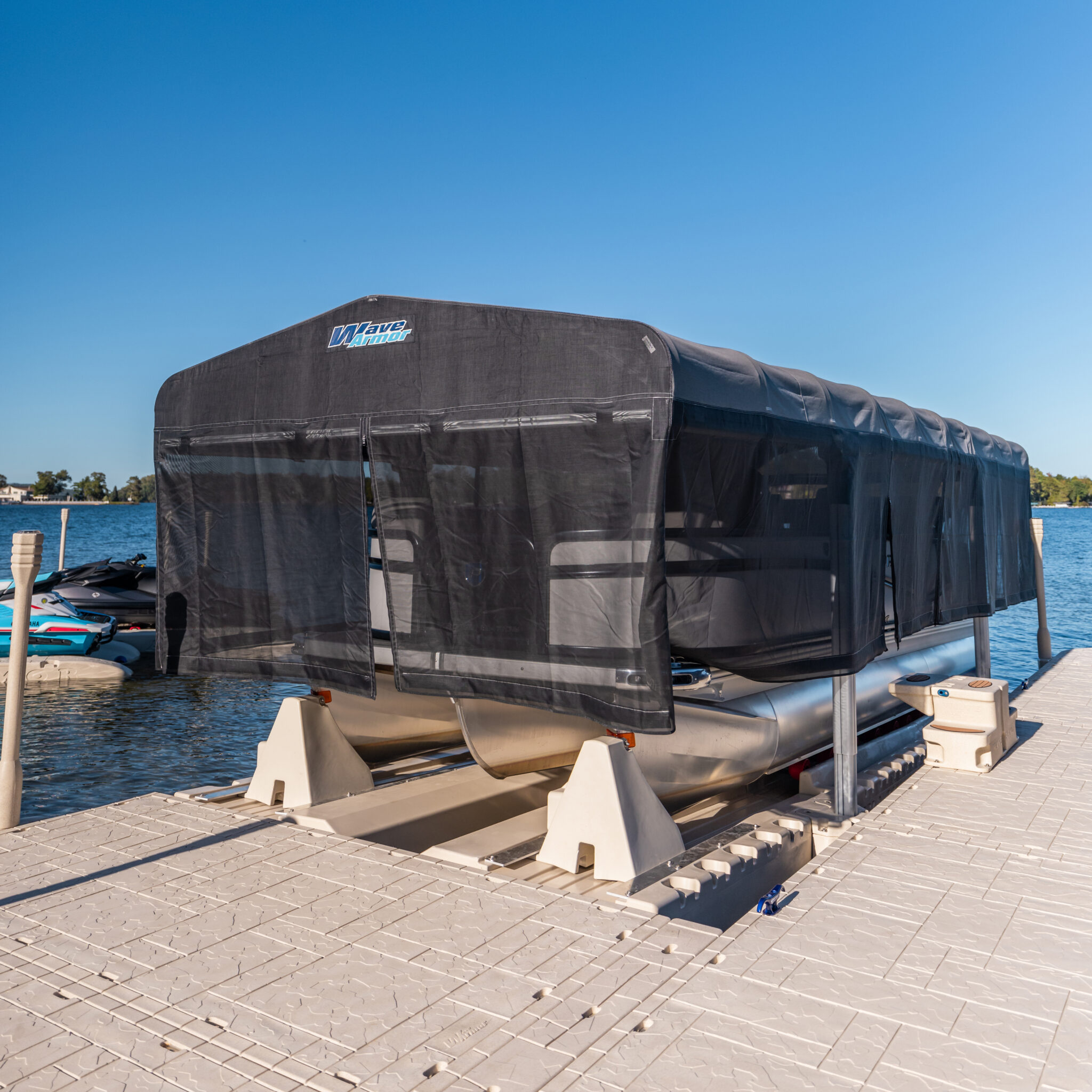 ProTect'R Canopy 10'x28' Pro Pontoon - Wave Armor - Floating Docks