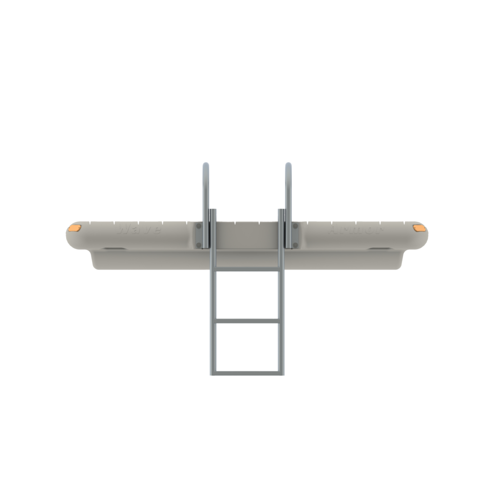 Oasis Swim Raft - Tan - Wave Armor - Floating Docks