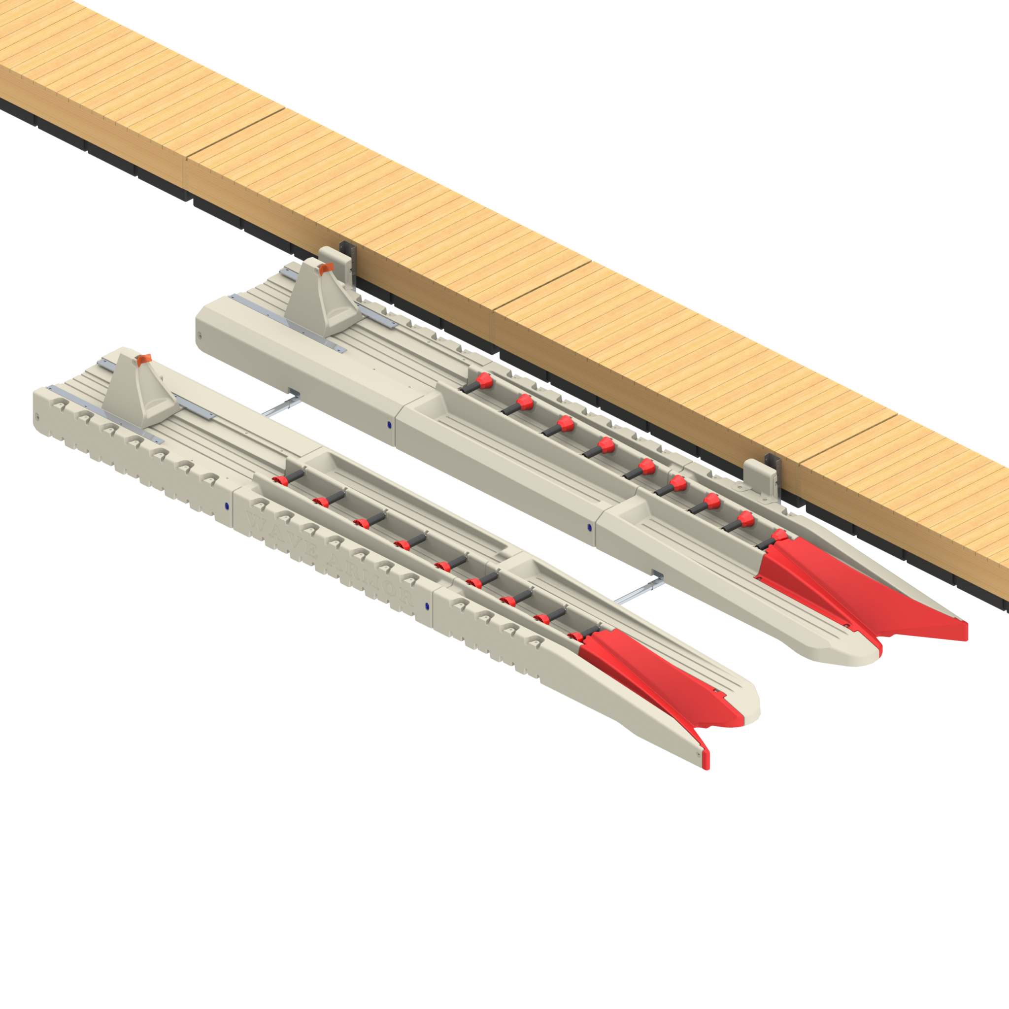 Pro Port Side Connection Slide Assy to Dock - Wave Armor - Floating Docks